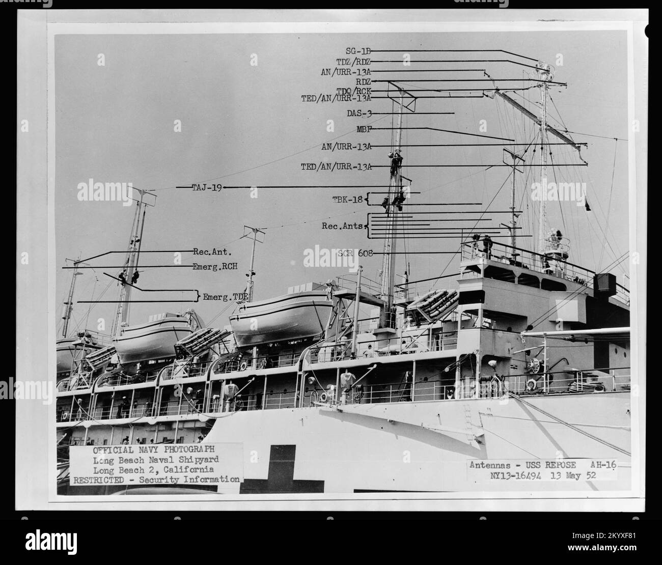 AH-16 Repose , Ships, Naval Vessels, Boats, Naval History, Navy Stock ...