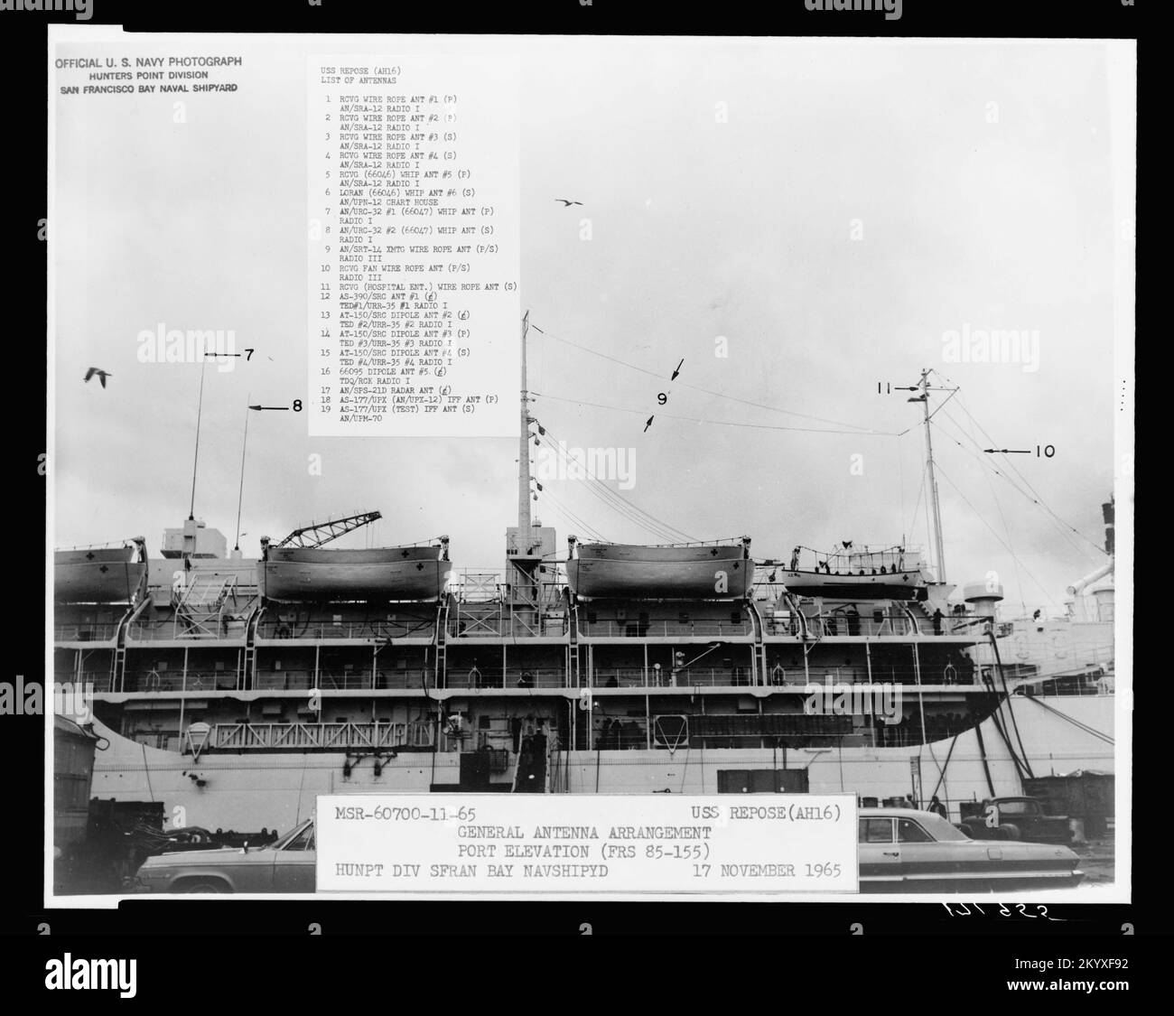 AH-16 Repose , Ships, Naval Vessels, Boats, Naval History, Navy Stock ...