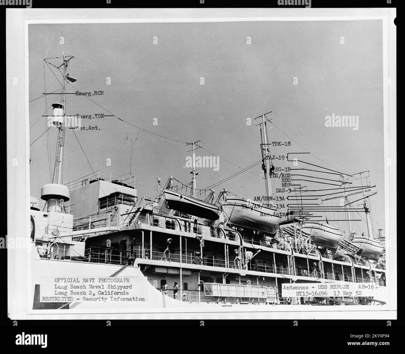 AH-16 Repose , Ships, Naval Vessels, Boats, Naval History, Navy Stock ...