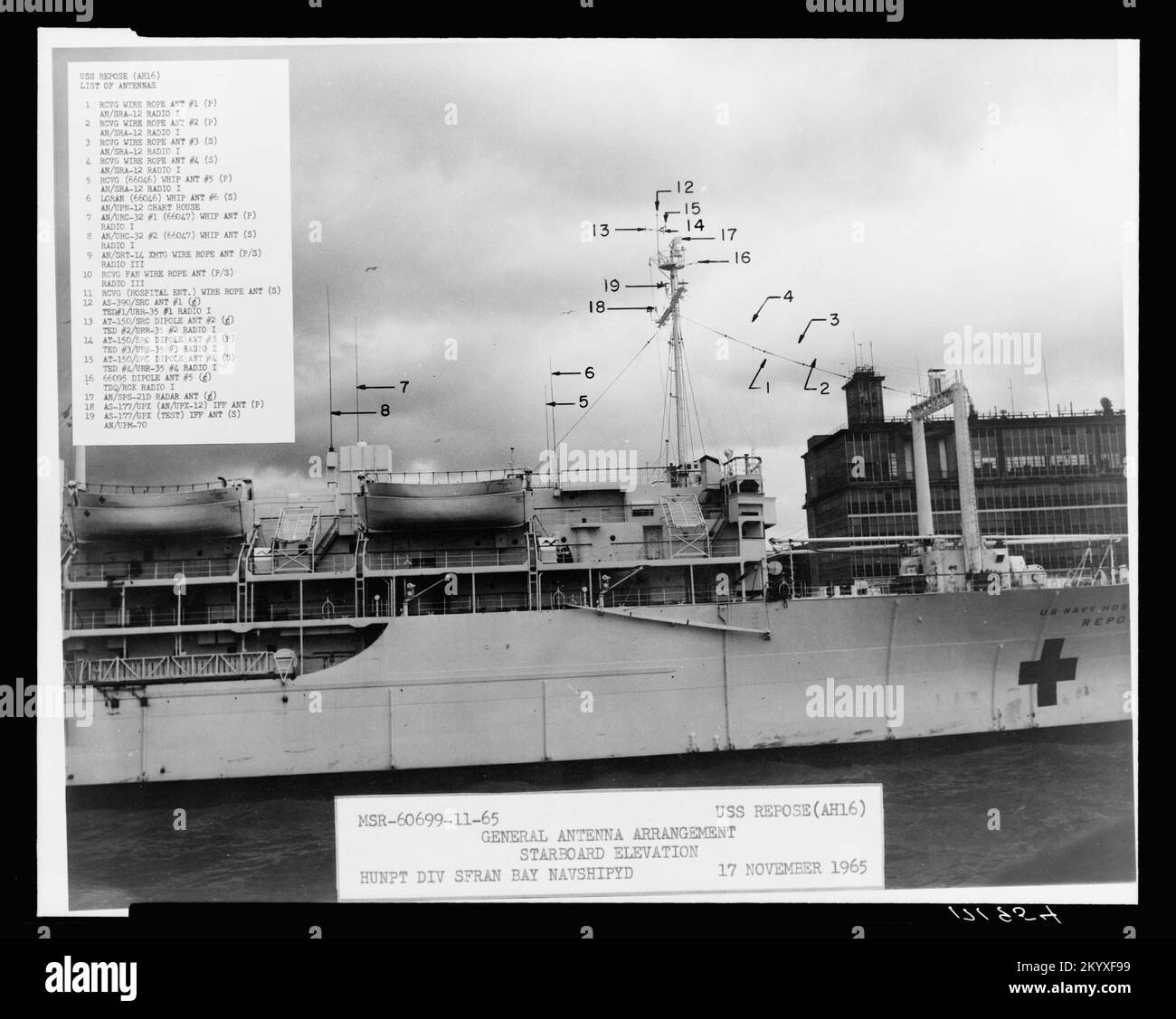 AH-16 Repose , Ships, Naval Vessels, Boats, Naval History, Navy Stock ...