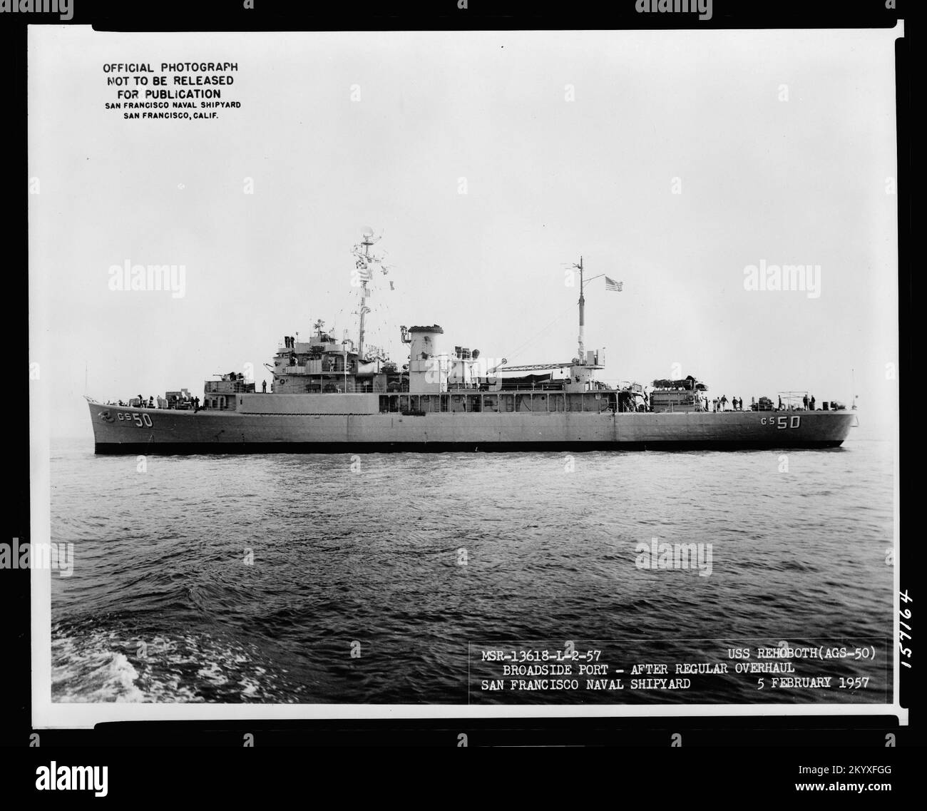 AGS-50 Rehoboth , Ships, Naval Vessels, Boats, Naval History, Navy Stock Photo - Alamy