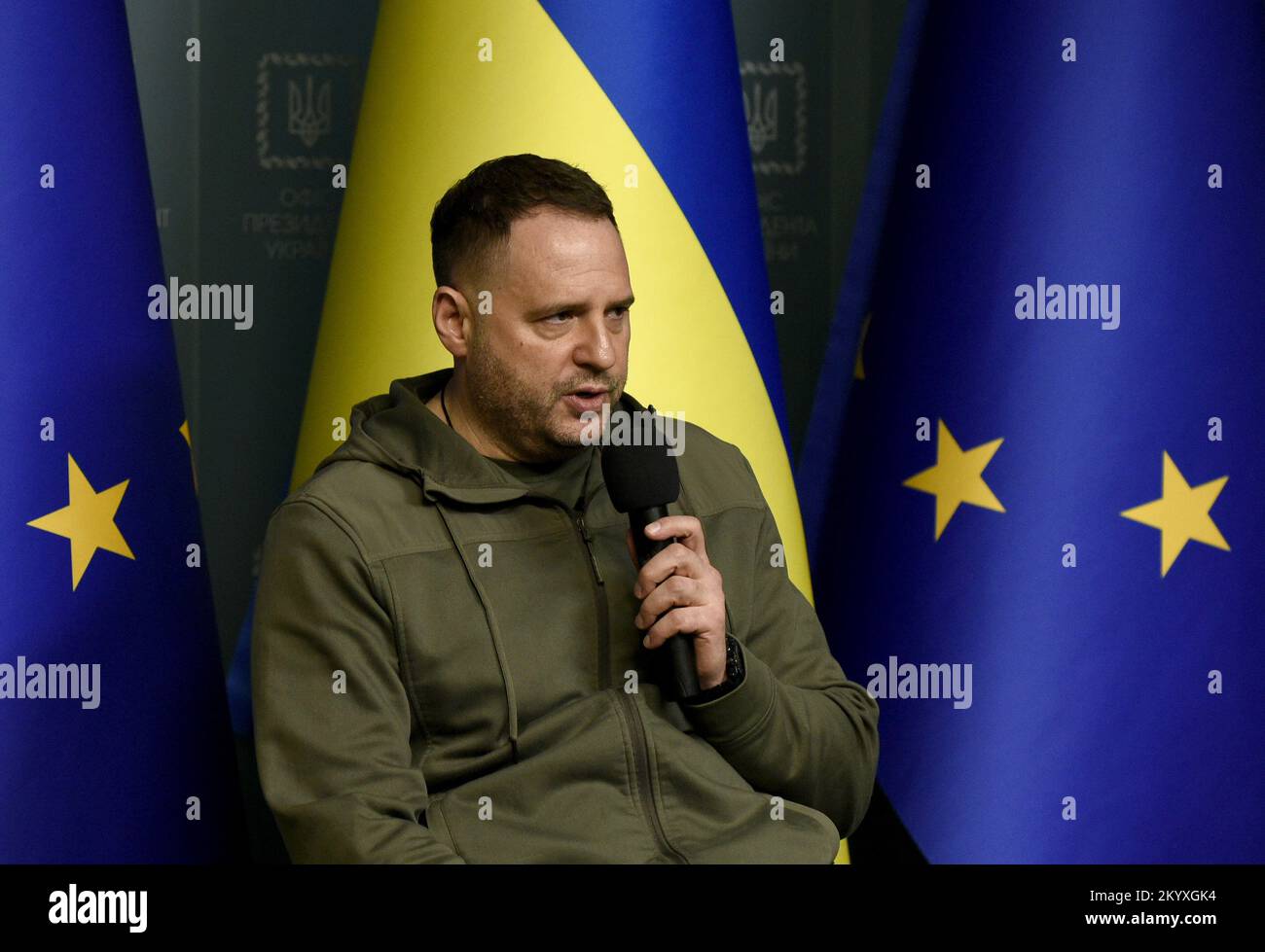 KYIV, UKRAINE - DECEMBER 2, 2022 - Head of the Office of the President ...