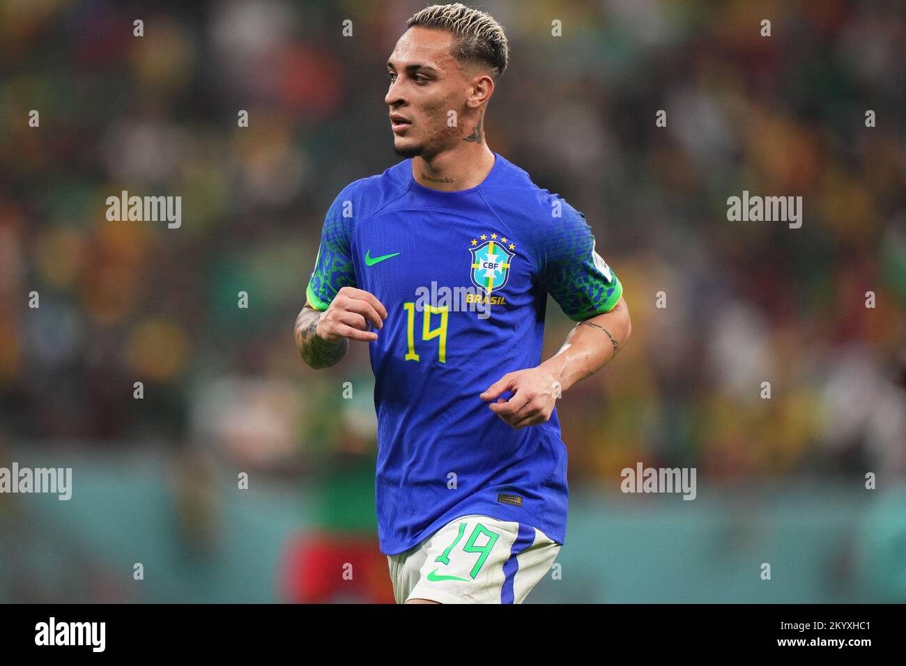 Lusail, Qatar. 02nd Dec, 2022. Antony Matheus Dos Santos of Brazil ...