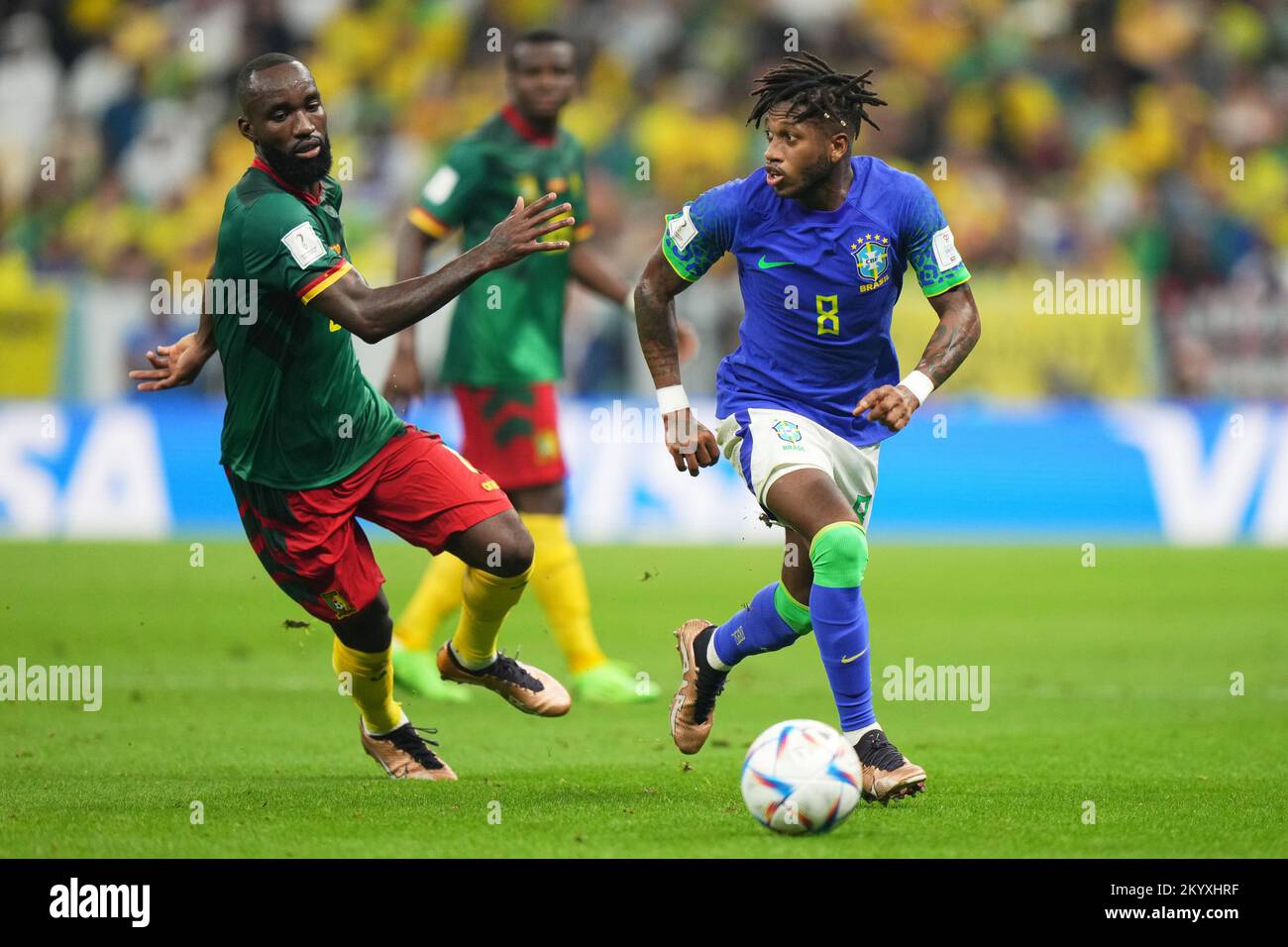 Fred of Brazil during the FIFA World Cup Qatar 2022 match, Group G ...