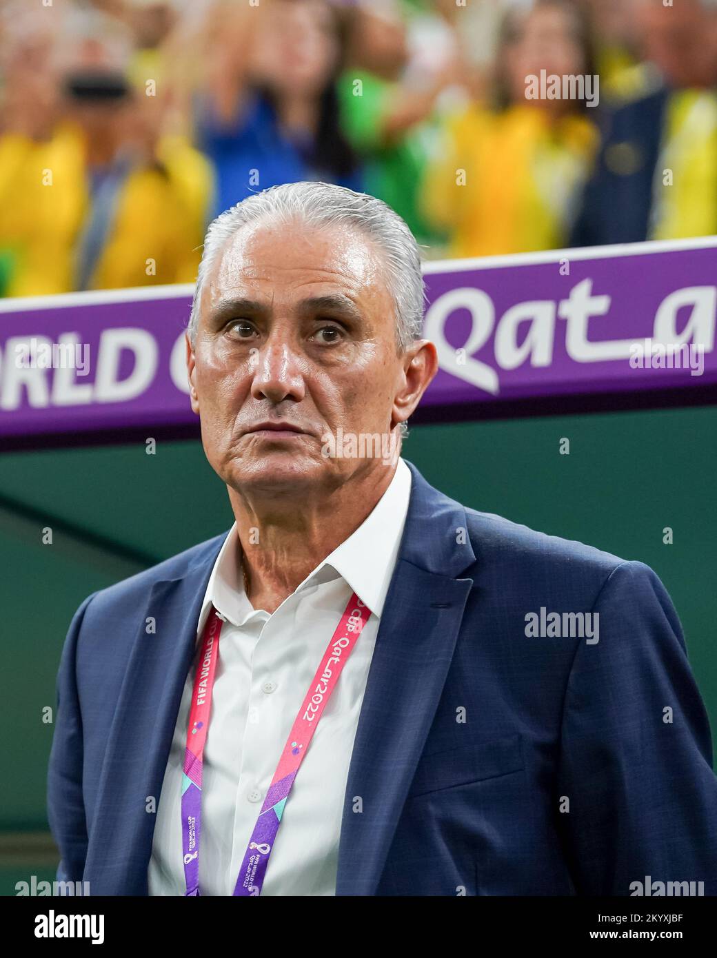 LUSAIL, QATAR - DECEMBER 2: Coach of Brazil Tite before the FIFA World ...