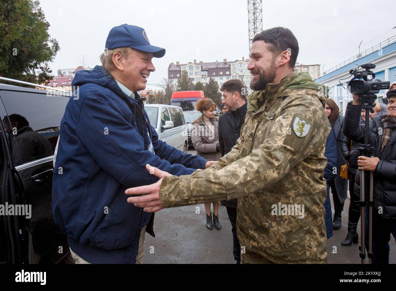 UZHHOROD, UKRAINE - DECEMBER 2, 2022 - President of the Ukrainian ...