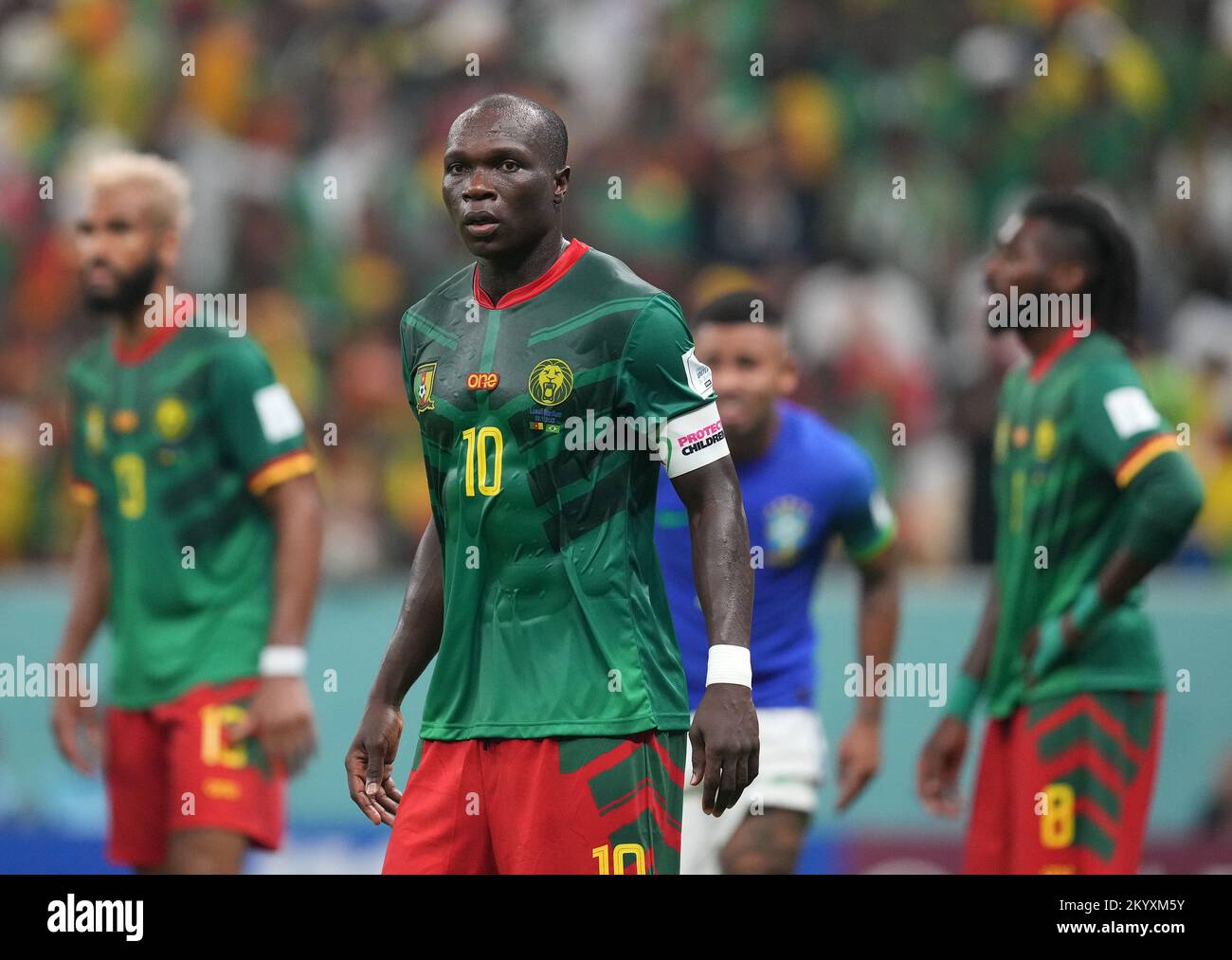 Cameroon's Vincent Aboubakar during the FIFA World Cup Group G match at ...