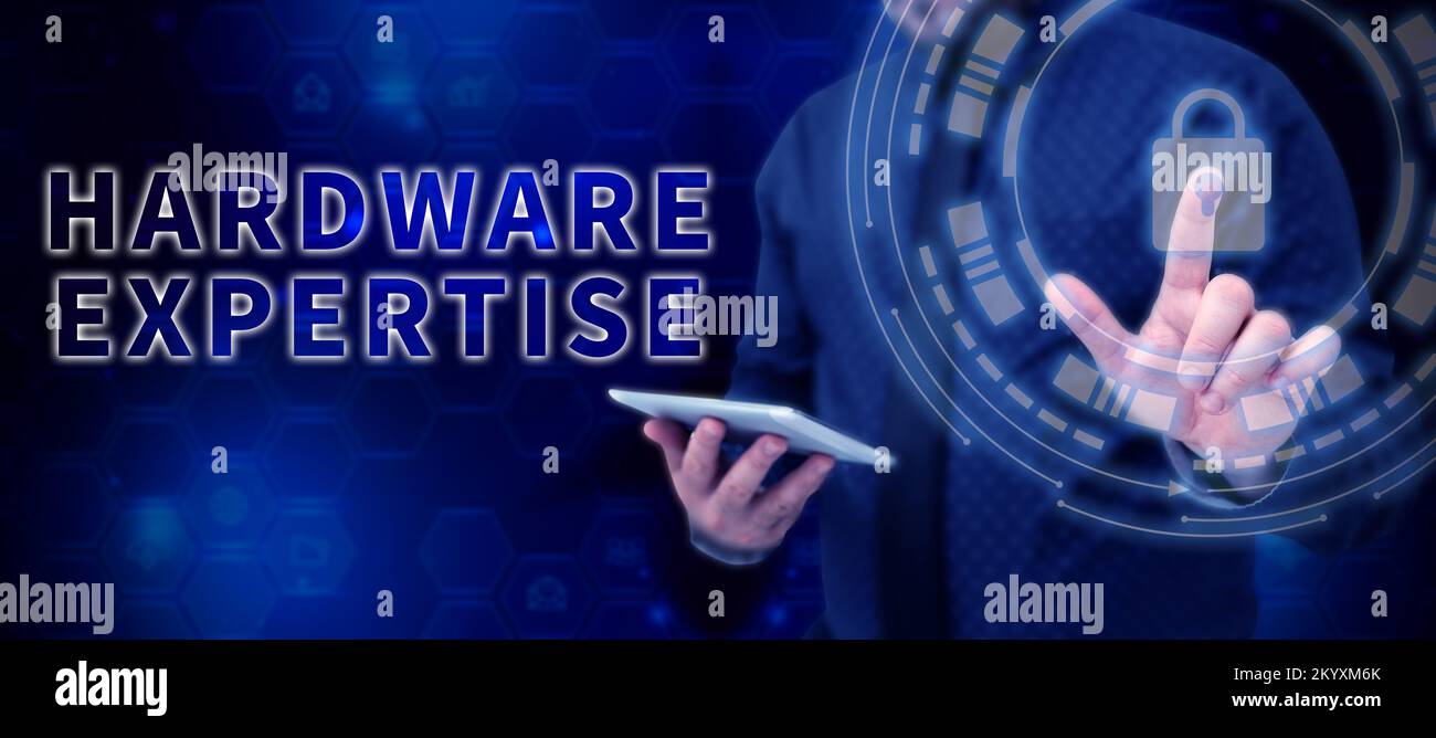 Writing displaying text Hardware Expertise. Business idea machines and ...