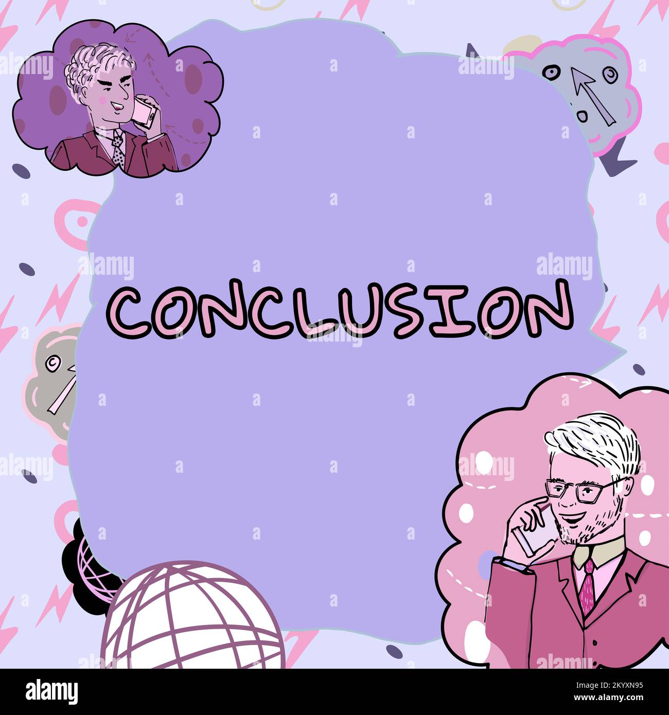 Text showing inspiration Conclusion. Business showcase Results analysis ...