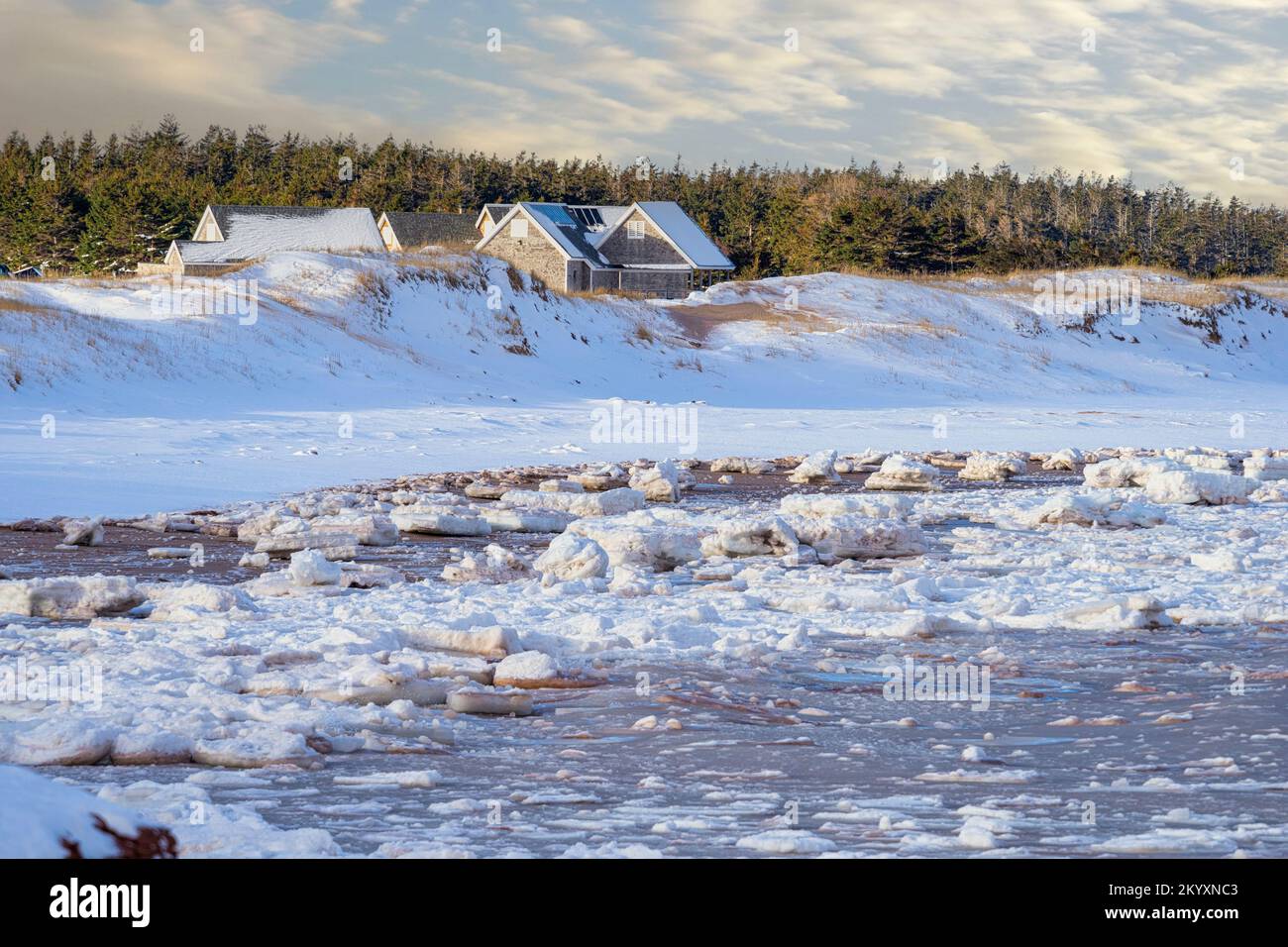 Cavendish Beach in the PEI National Park, Prince Edward Island, Canada ...