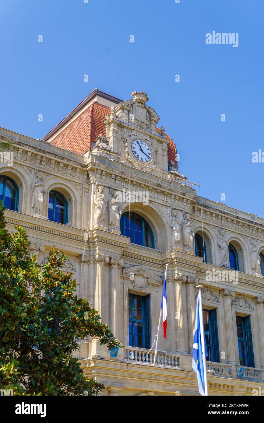 exterior of the Cannes city town hall Ville de Cannes Stock Photo - Alamy