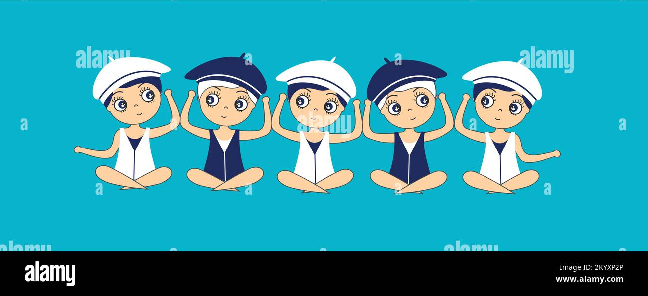 Characters greeting each other by touching their elbows Stock Vector ...