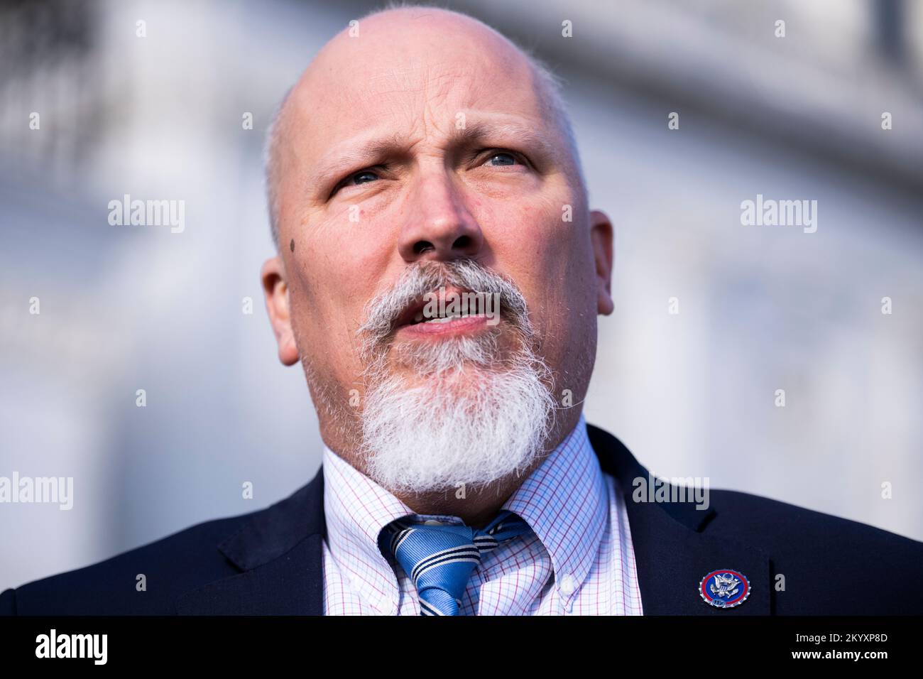 UNITED STATES - DECEMBER 2: Rep. Chip Roy, R-Texas, is seen outside of ...