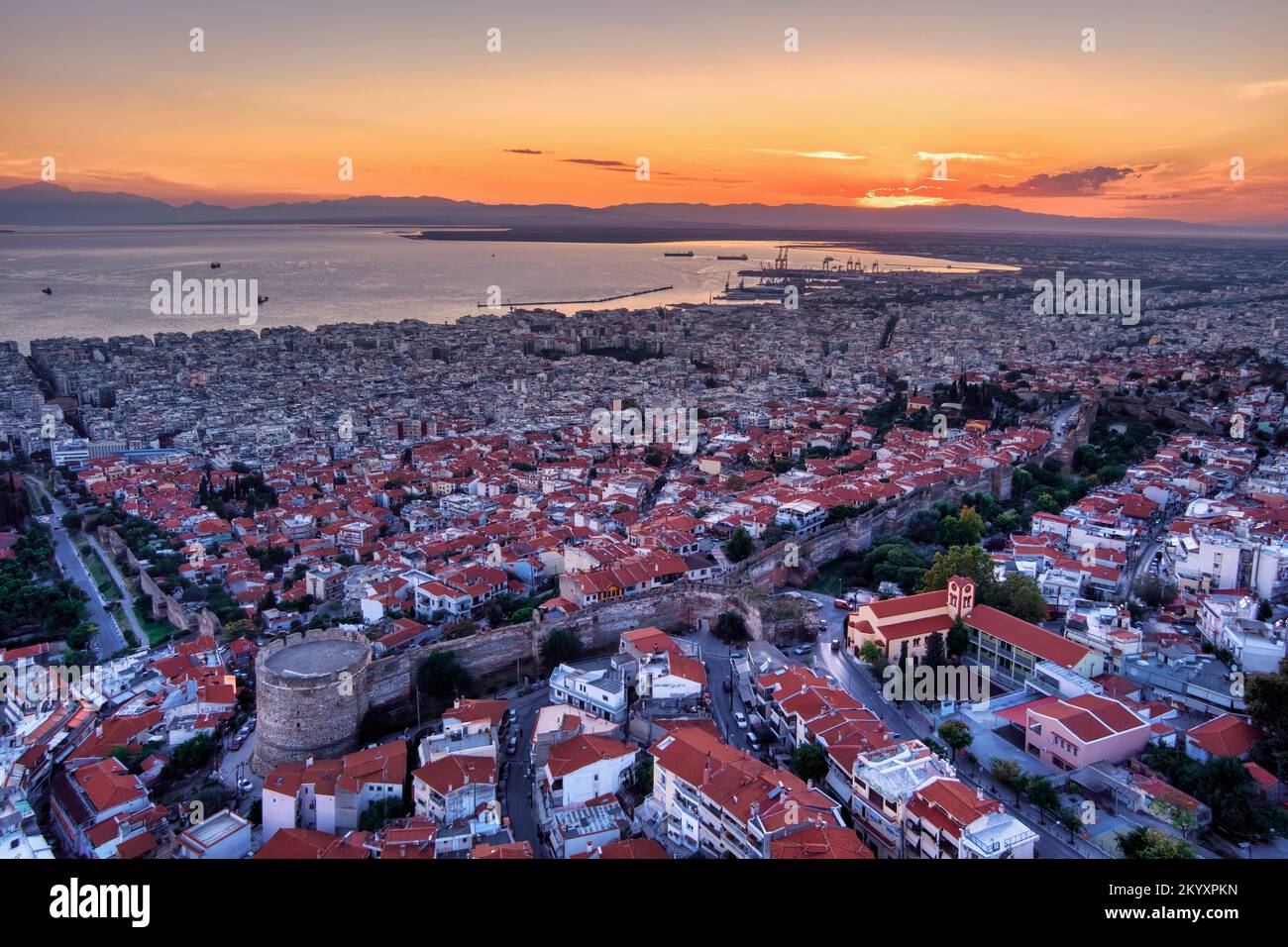 Thessaloniki drone view hi-res stock photography and images - Alamy