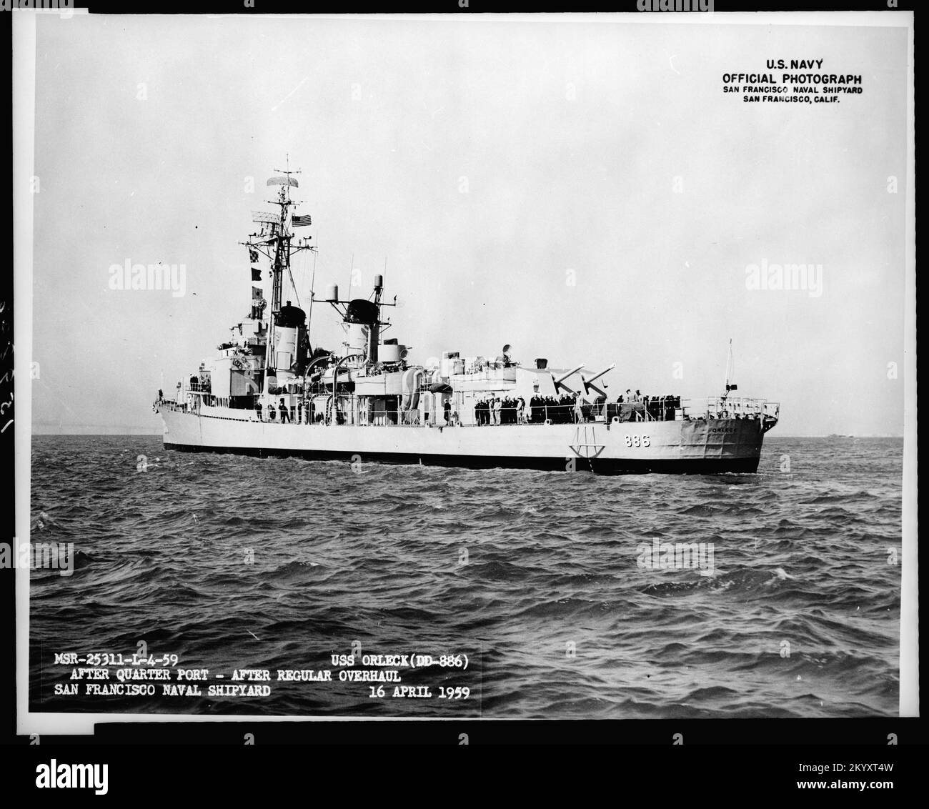 DD-886 Orleck , Ships, Naval Vessels, Boats, Naval History, Navy Stock ...