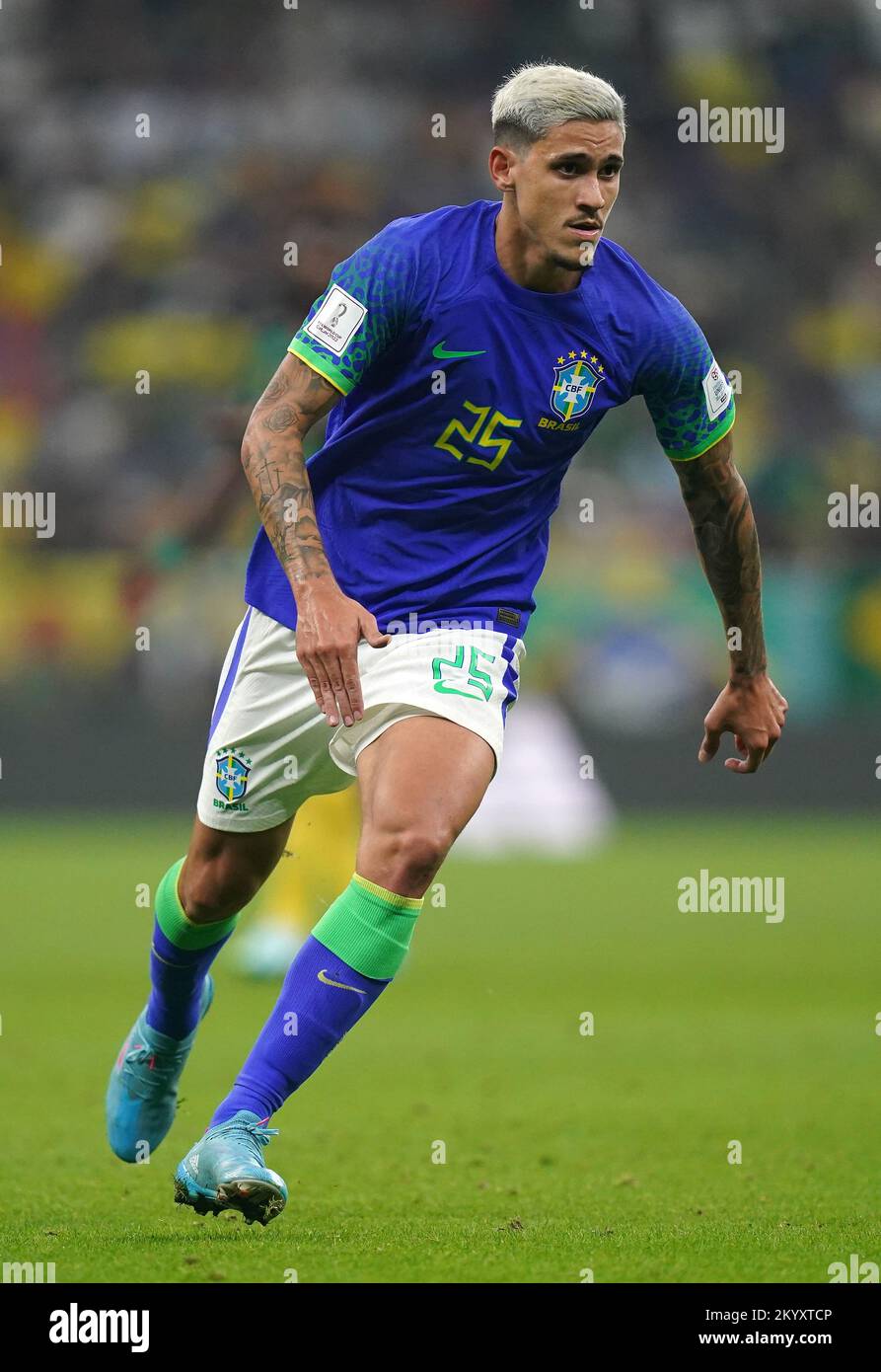 Brazil's Pedro during the FIFA World Cup Group G match at the Lusail ... Brazil's Pedro during the FIFA World Cup Group G match at the Lusail ...