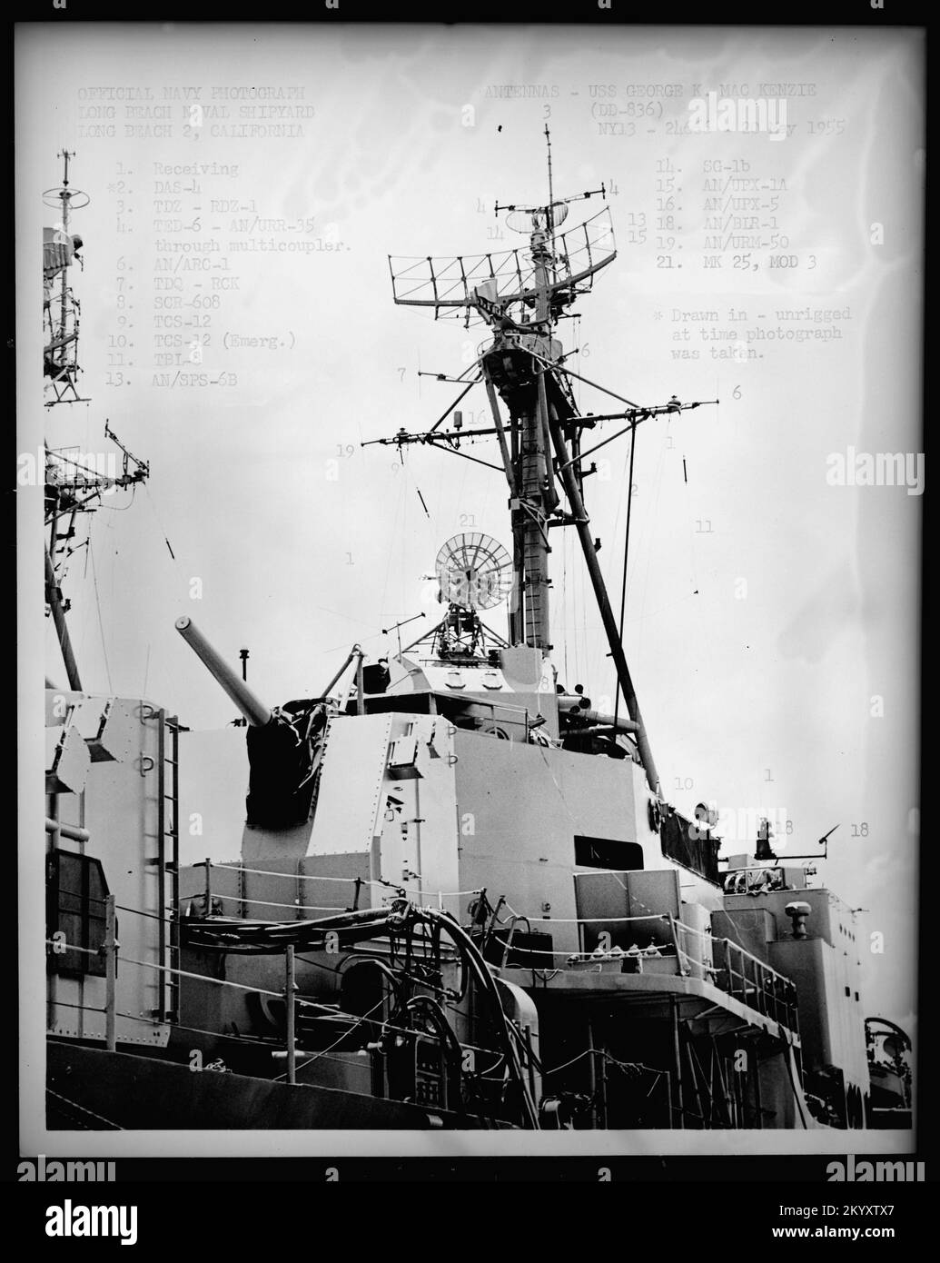 DD-836 George K. MacKenzie , Ships, Naval Vessels, Boats, Naval History ...