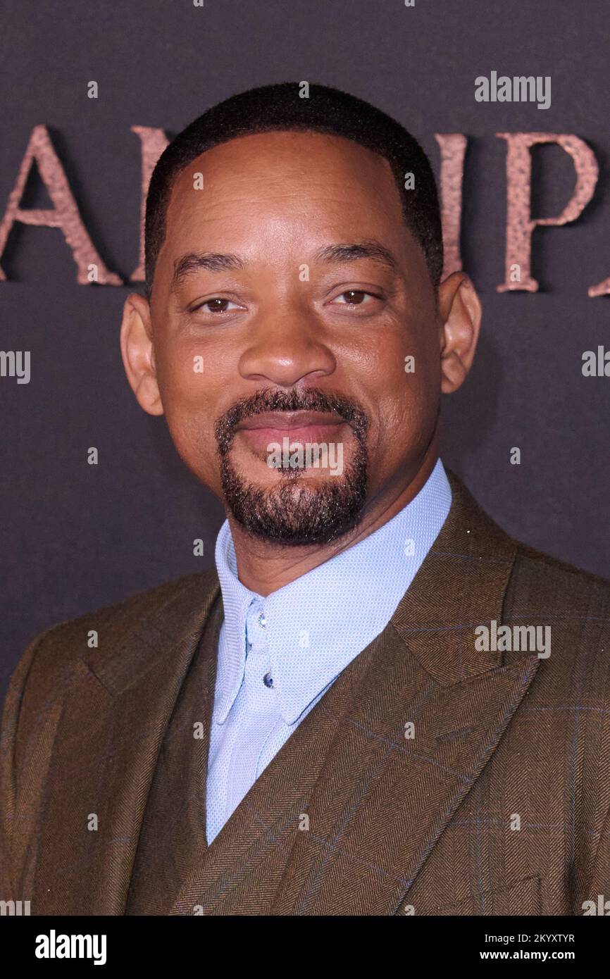 London, UK . 2 December, 2022 . Will Smith pictured at the European ...
