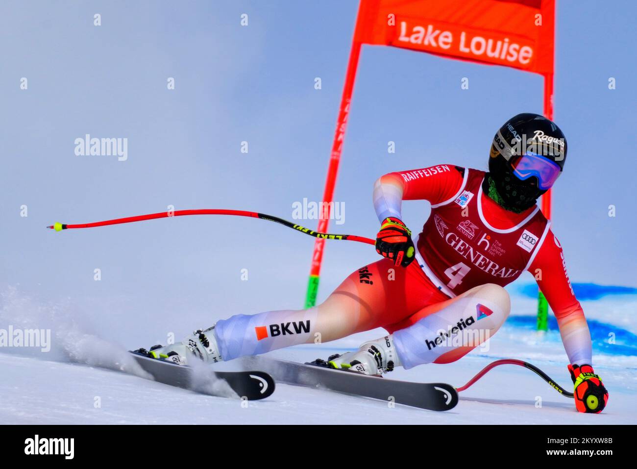Quebec, Canada. 02nd Dec, 2022. Lara Gut-Behrami, of Switzerland, skis ...