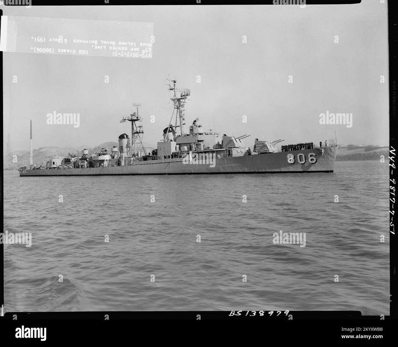 DD-806 Higbee , Ships, Naval Vessels, Boats, Naval History, Navy Stock ...