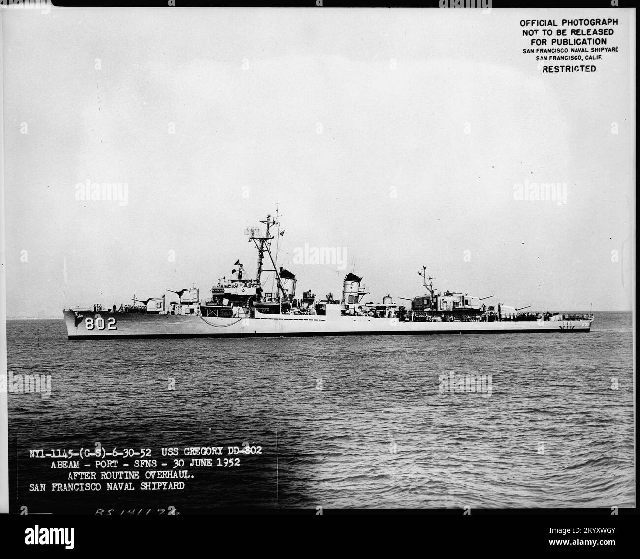 DD-802 Gregory , Ships, Naval Vessels, Boats, Naval History, Navy Stock ...