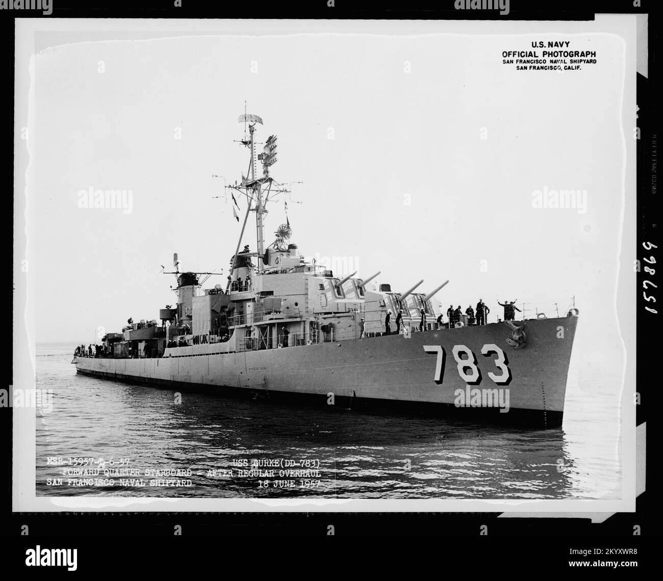 DD-783 Gurke , Ships, Naval Vessels, Boats, Naval History, Navy Stock ...