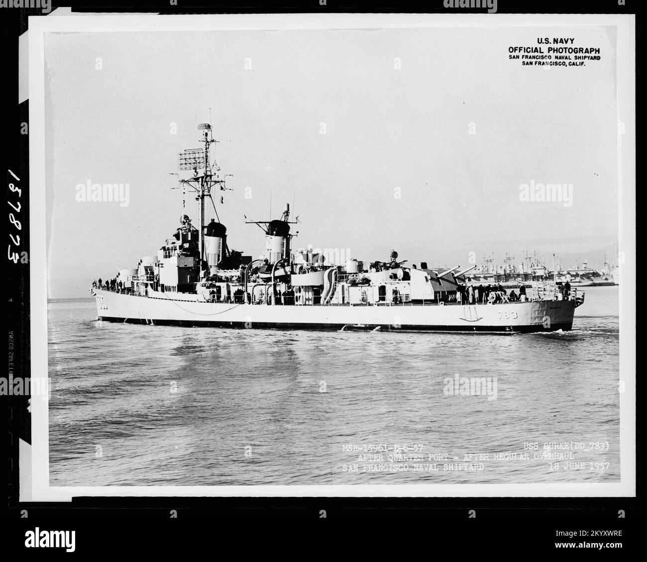 DD-783 Gurke , Ships, Naval Vessels, Boats, Naval History, Navy Stock ...