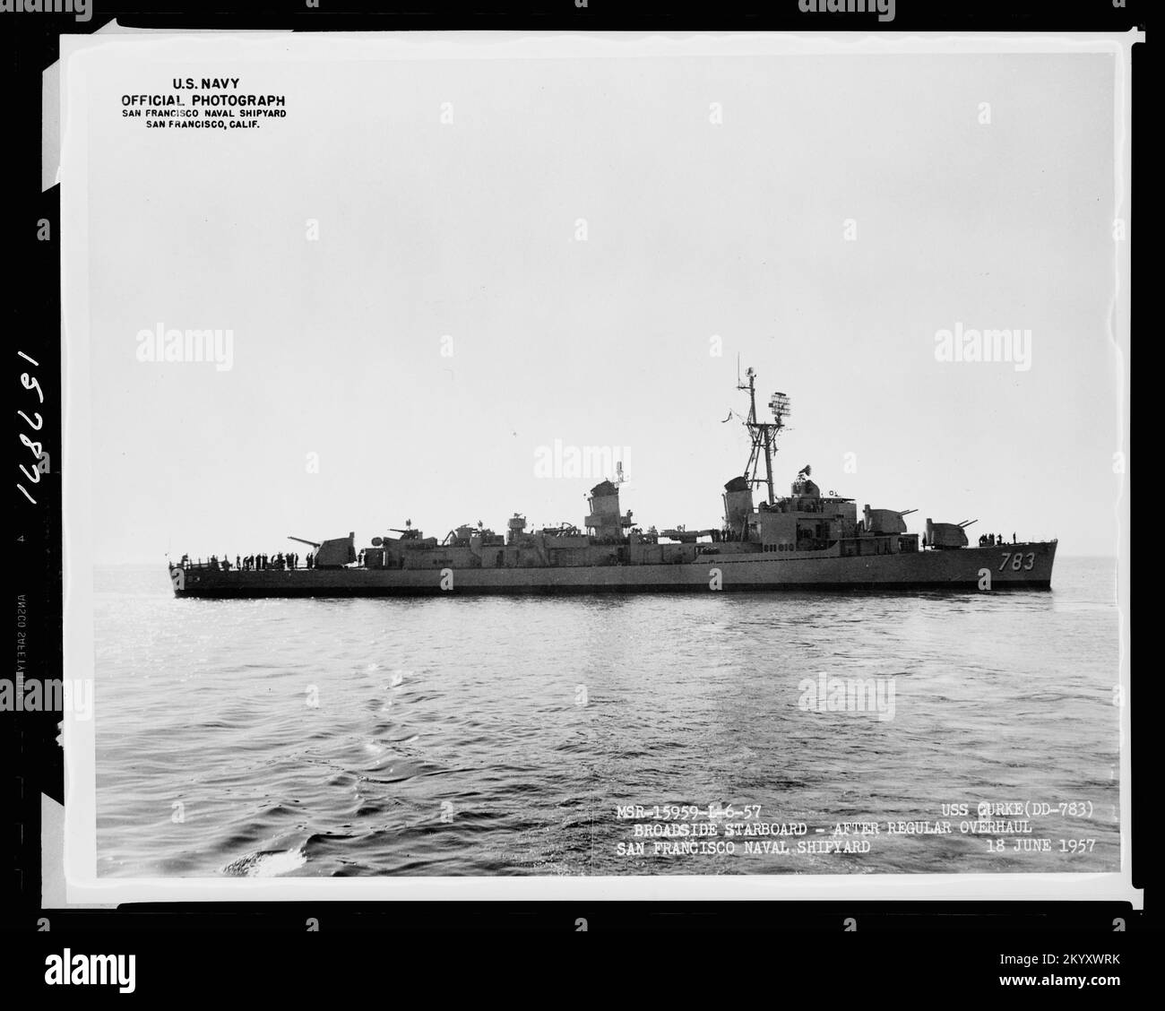 DD-783 Gurke , Ships, Naval Vessels, Boats, Naval History, Navy Stock ...