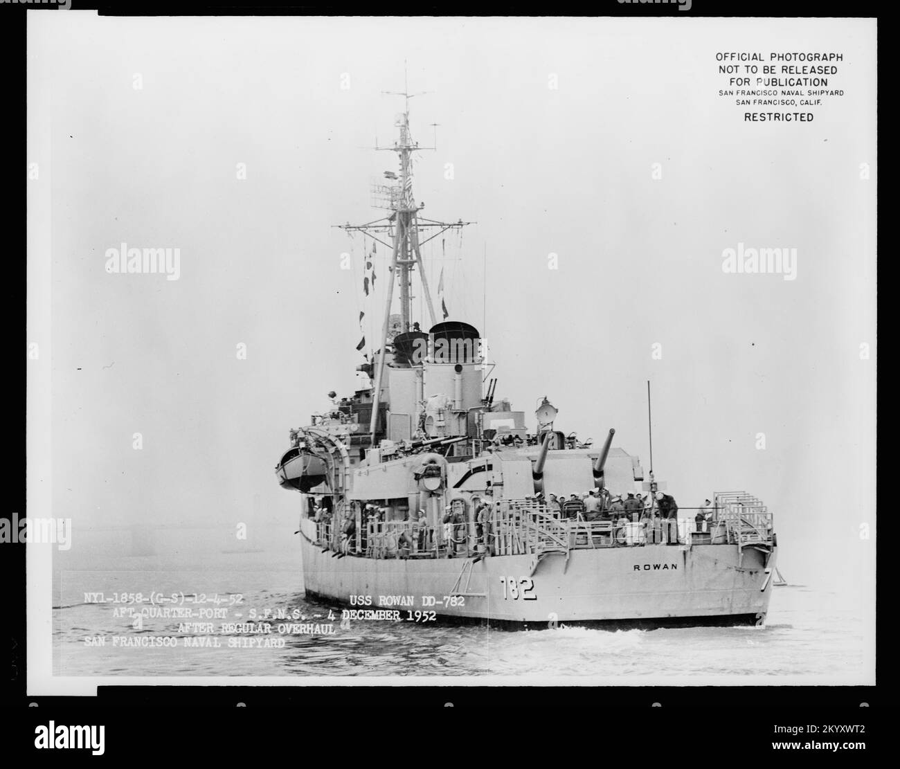 DD-782 Rowan , Ships, Naval Vessels, Boats, Naval History, Navy Stock ...