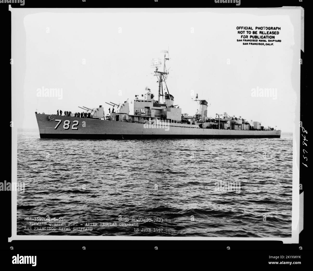 DD-782 Rowan , Ships, Naval Vessels, Boats, Naval History, Navy Stock ...