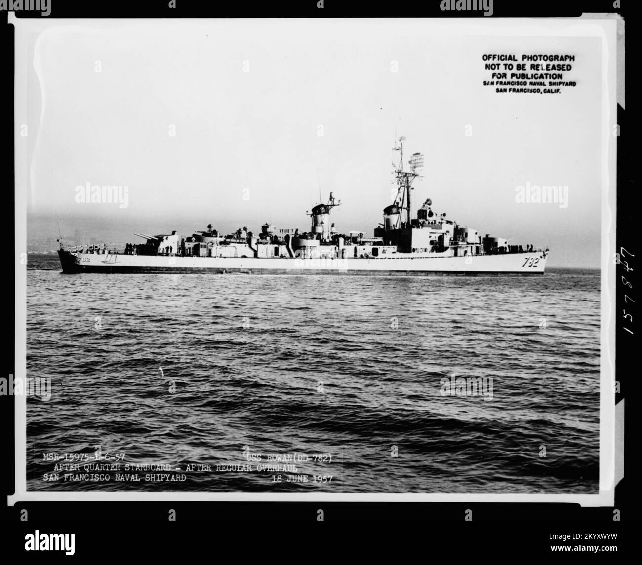 DD-782 Rowan , Ships, Naval Vessels, Boats, Naval History, Navy Stock ...