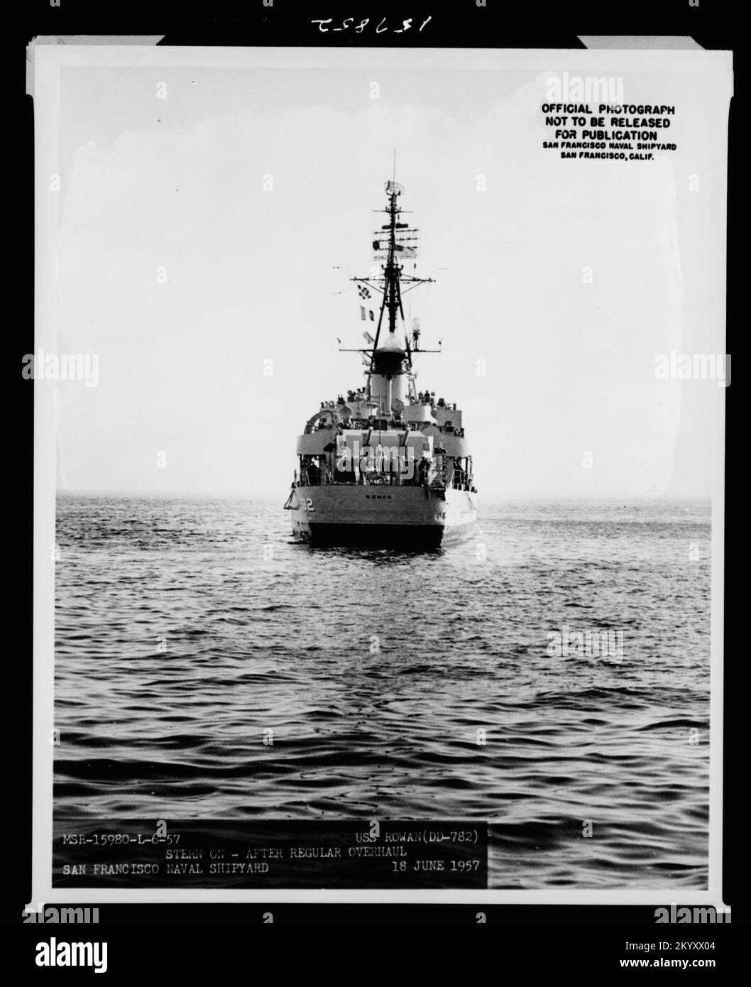 DD-782 Rowan , Ships, Naval Vessels, Boats, Naval History, Navy Stock ...