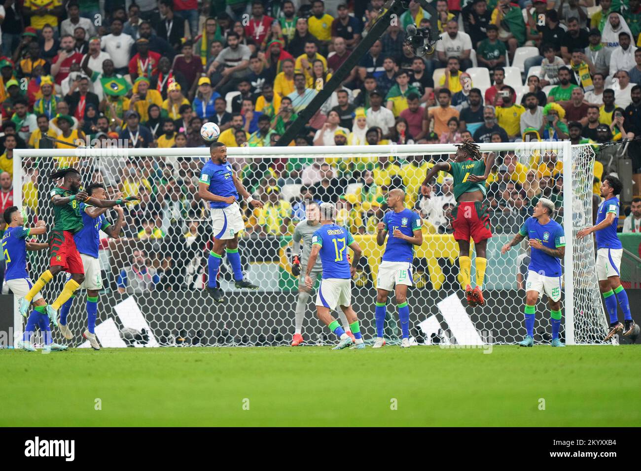 Bremer of Brazil during the FIFA World Cup Qatar 2022 match, Group G ...