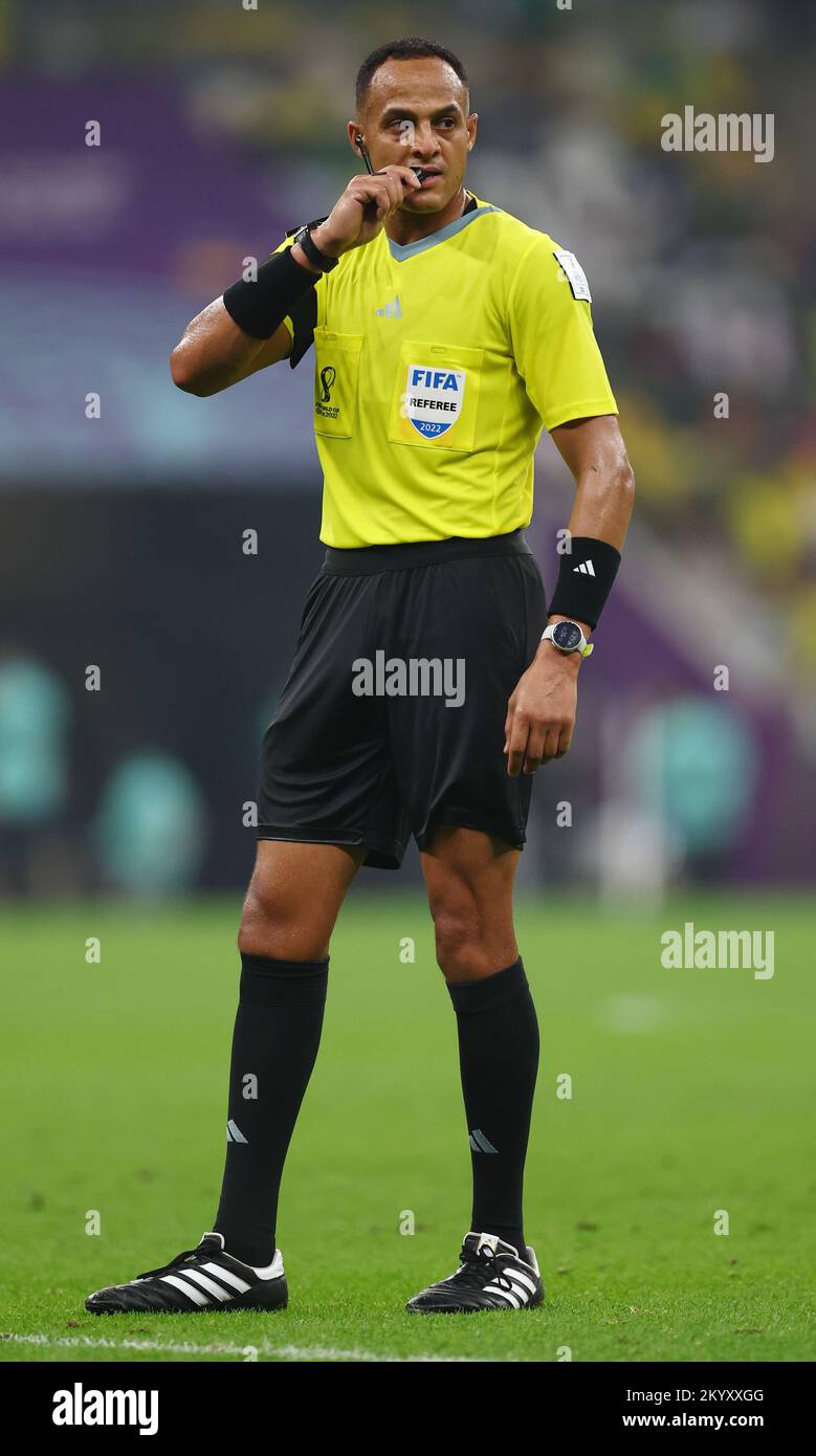 Doha, Qatar, 2nd December 2022. Referee Ismail Elfath during the FIFA ...