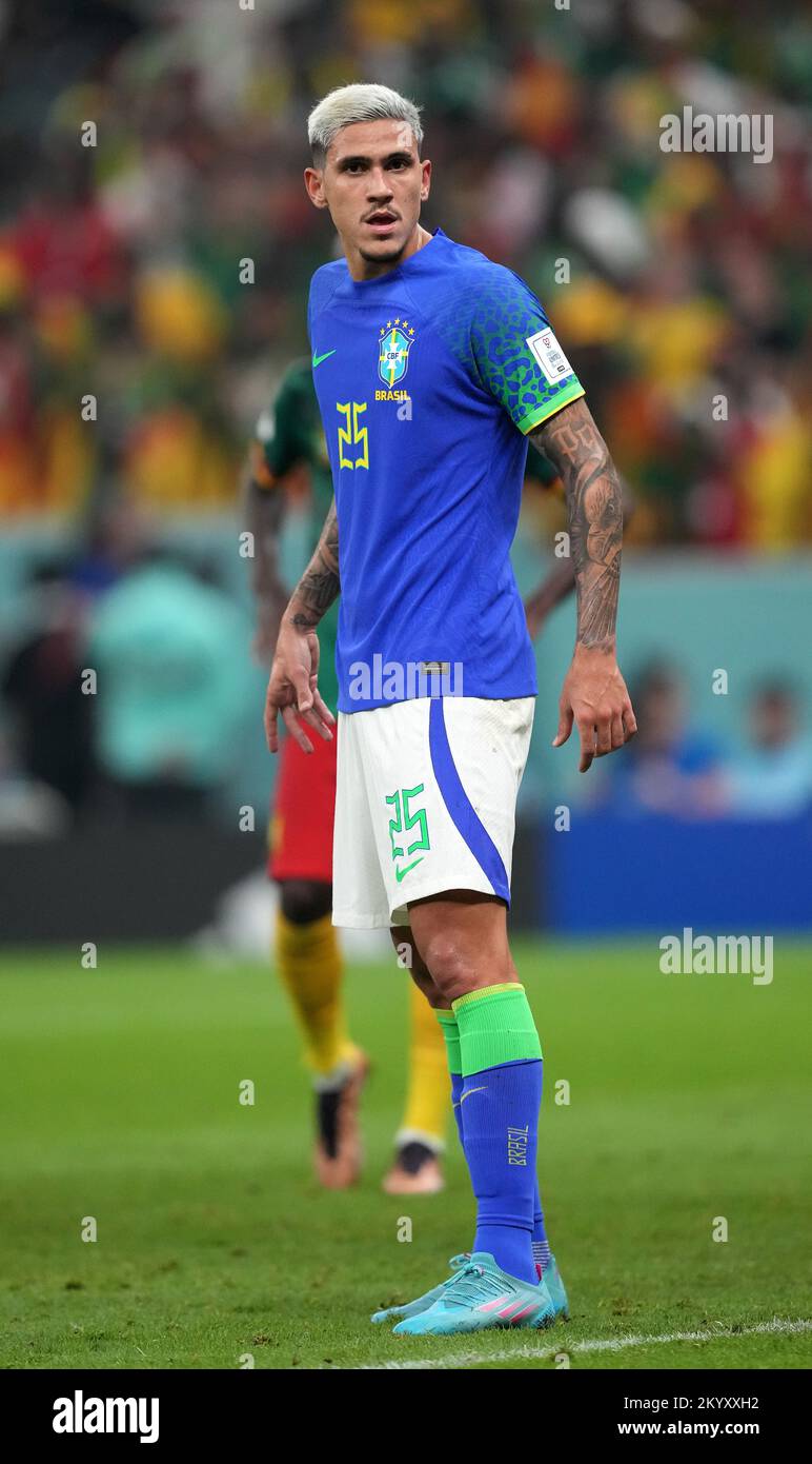 Brazil's Pedro during the FIFA World Cup Group G match at the Lusail ...