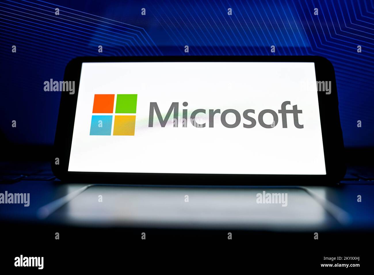 Nysa, Poland. 2nd Dec, 2022. In this photo illustration a Microsoft ...