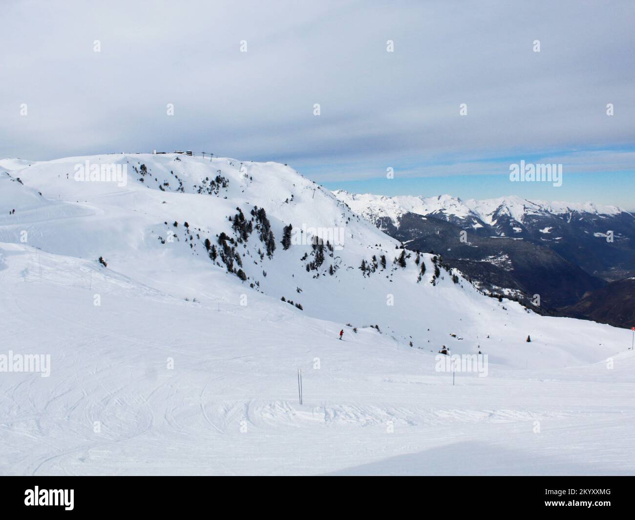 Courchevel ski resort hi-res stock photography and images - Alamy