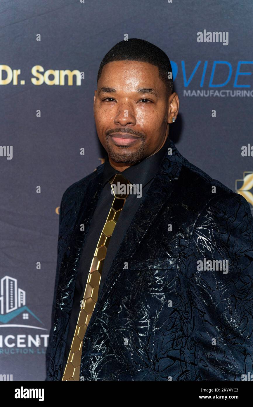California, USA. 01st Dec, 2022. Raphael "Tweety" Brown attends SAM ...