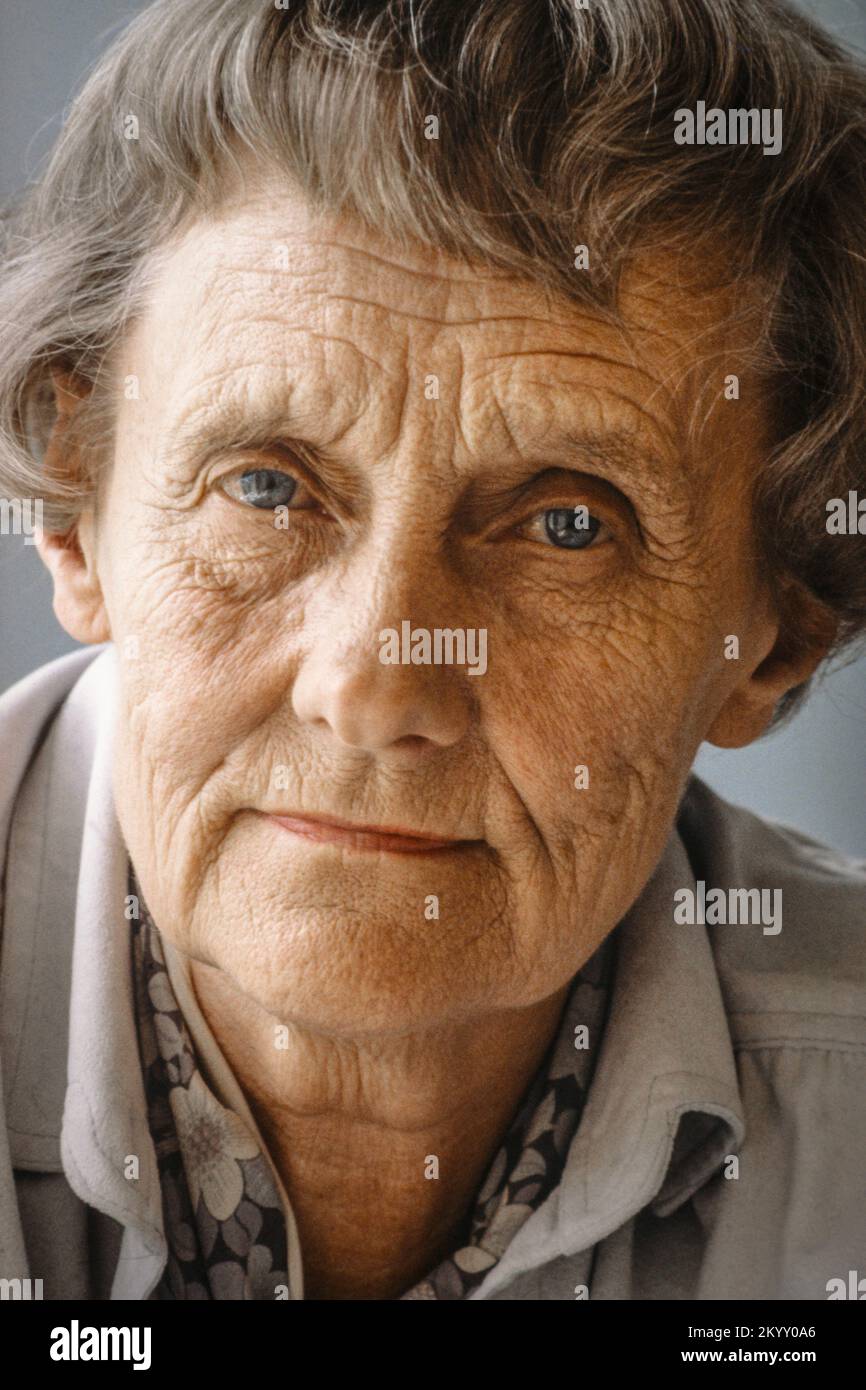 Astrid Lindgren portrait, children's book author Stock Photo - Alamy