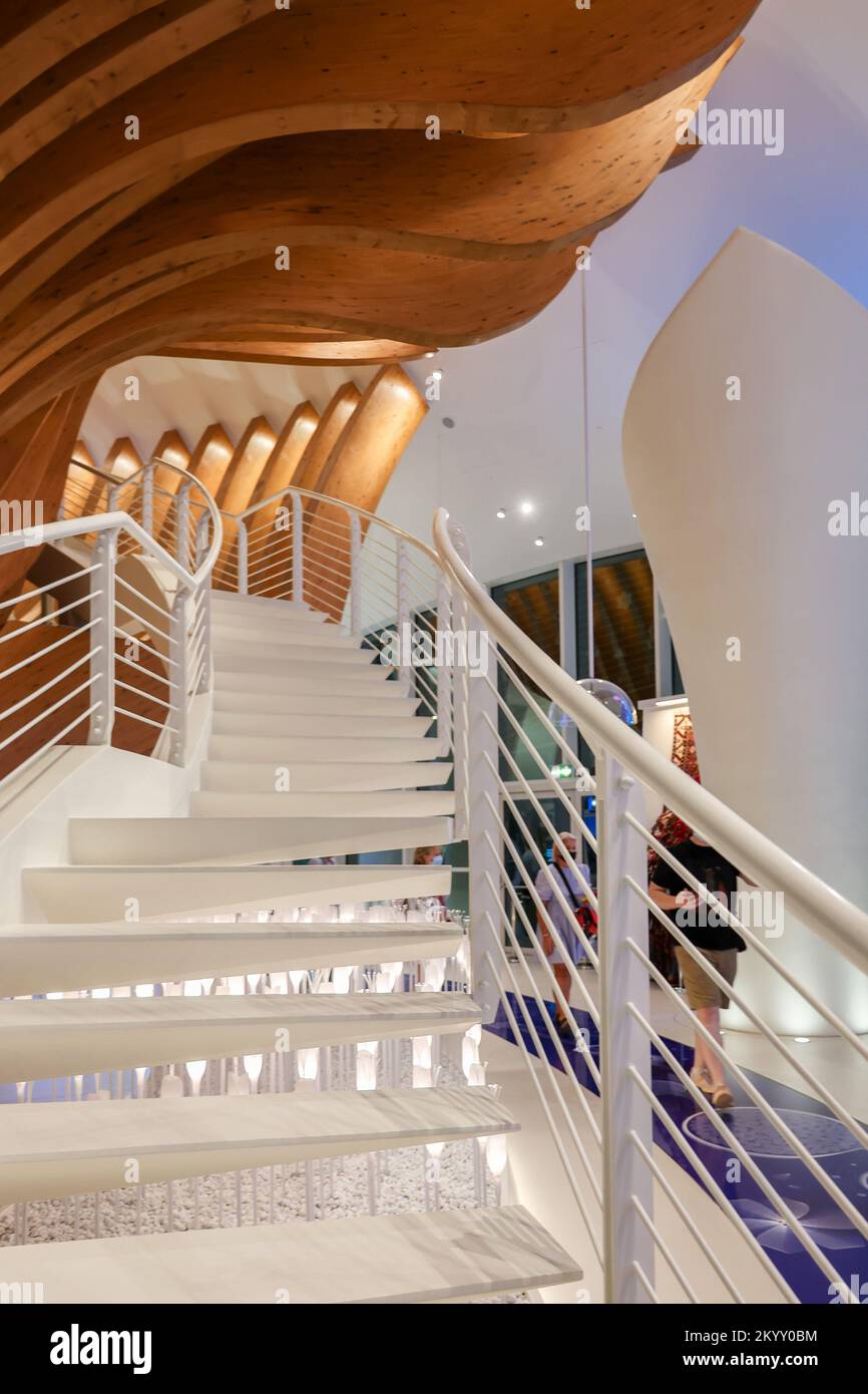 Dubai, UAE - November 30, 2021: Exhibition EXPO 2020. Unusual ...