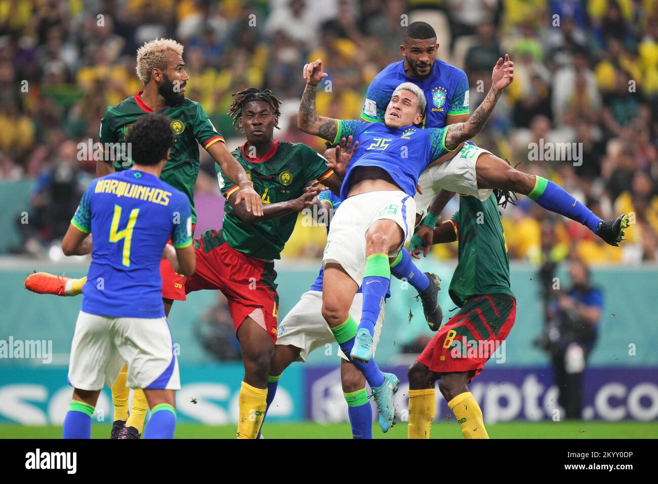 Pedro of Brazil during the FIFA World Cup Qatar 2022 match, Group G ...