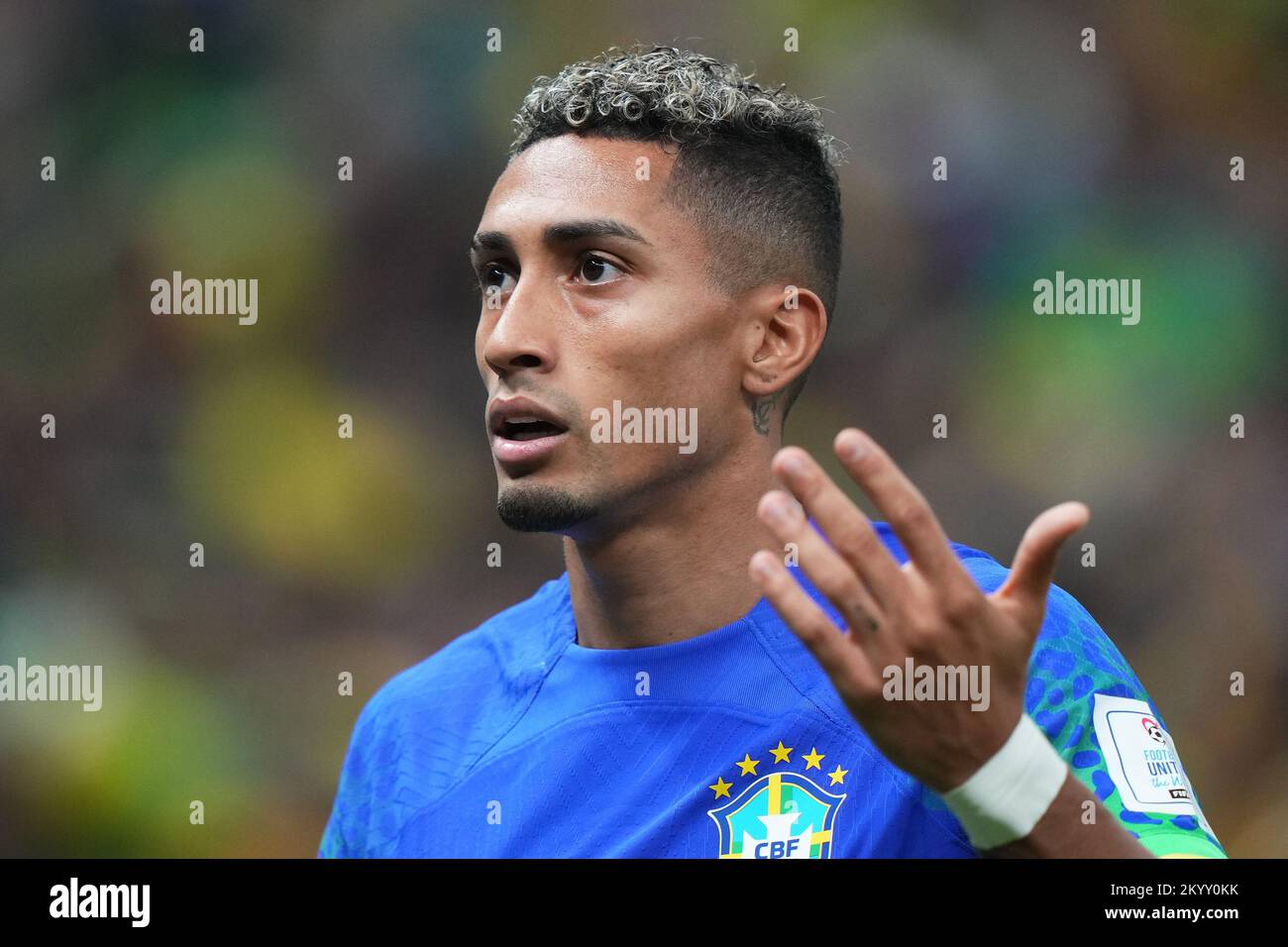 Lusail, Qatar. 02nd Dec, 2022. Raphael Dias Belloli Raphinha of Brazil ...