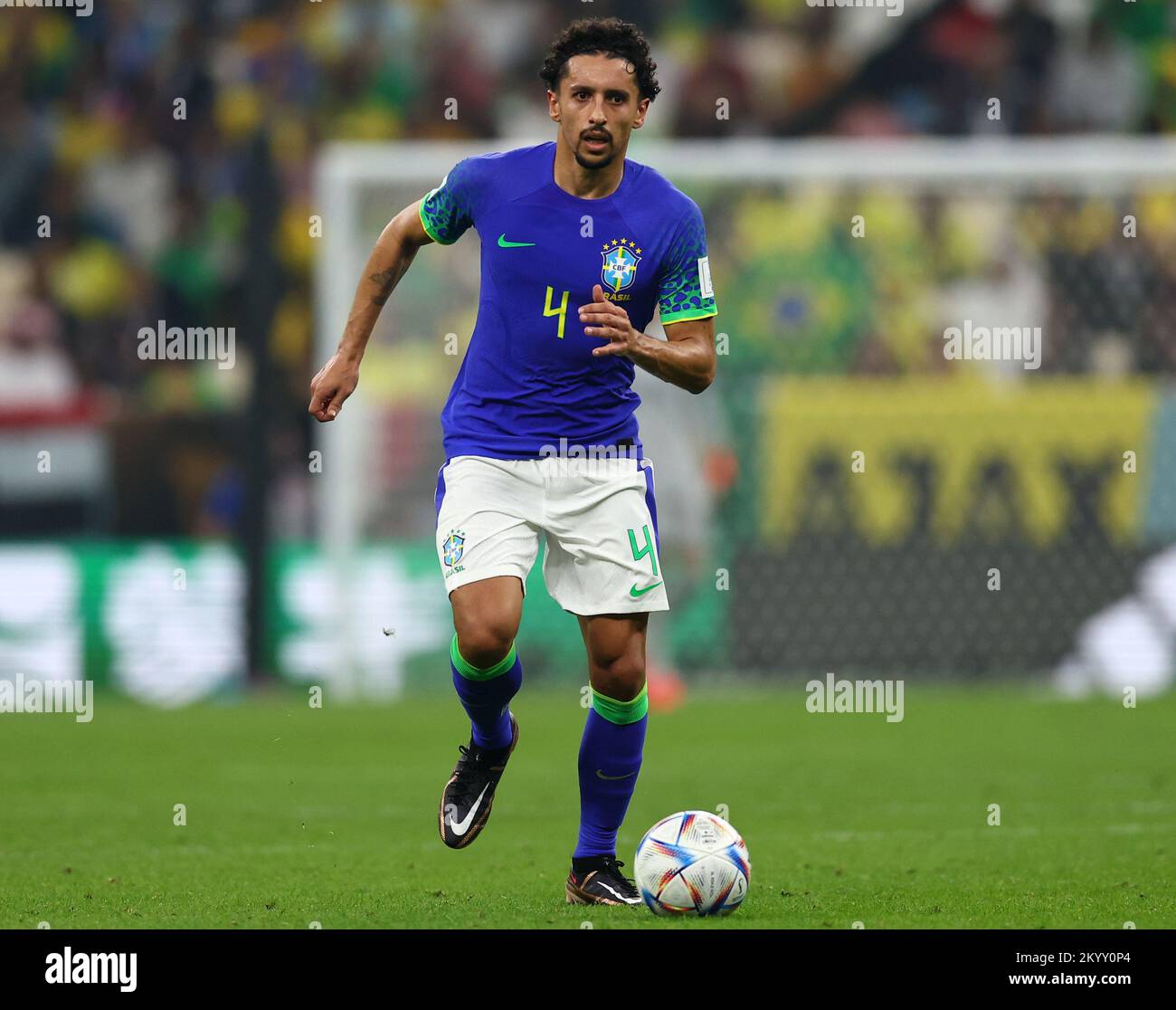 Doha, Qatar, 2nd December 2022. Marquinhos Correa of Brazil during the ...
