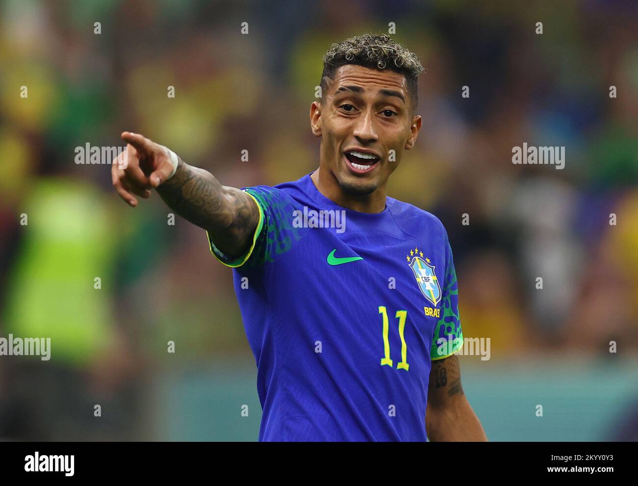 Doha, Qatar, 2nd December 2022. Raphael Raphina of Brazil during the ...