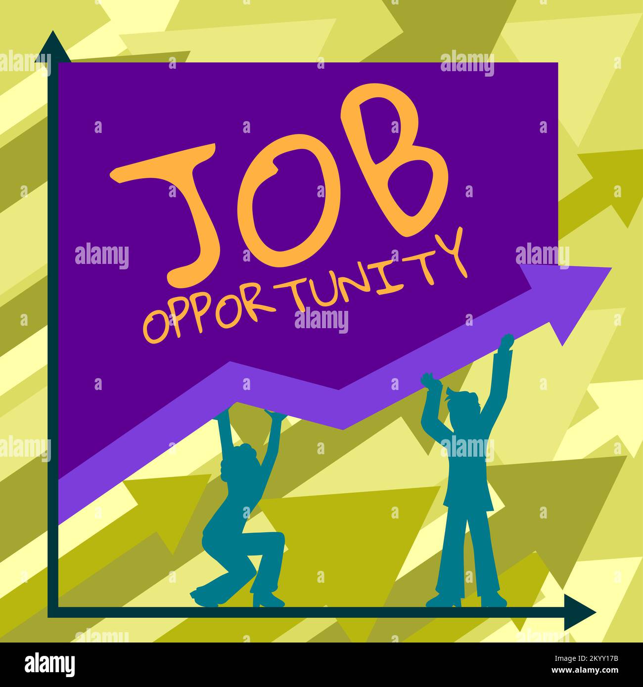 Handwriting text Job Opportunity. Business overview an opportunity of ...