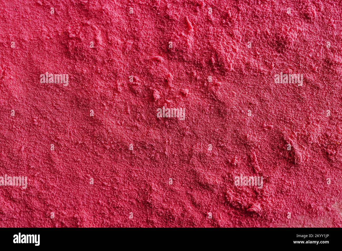 Powder surface close-up, viva magenta color abstract background Stock ...