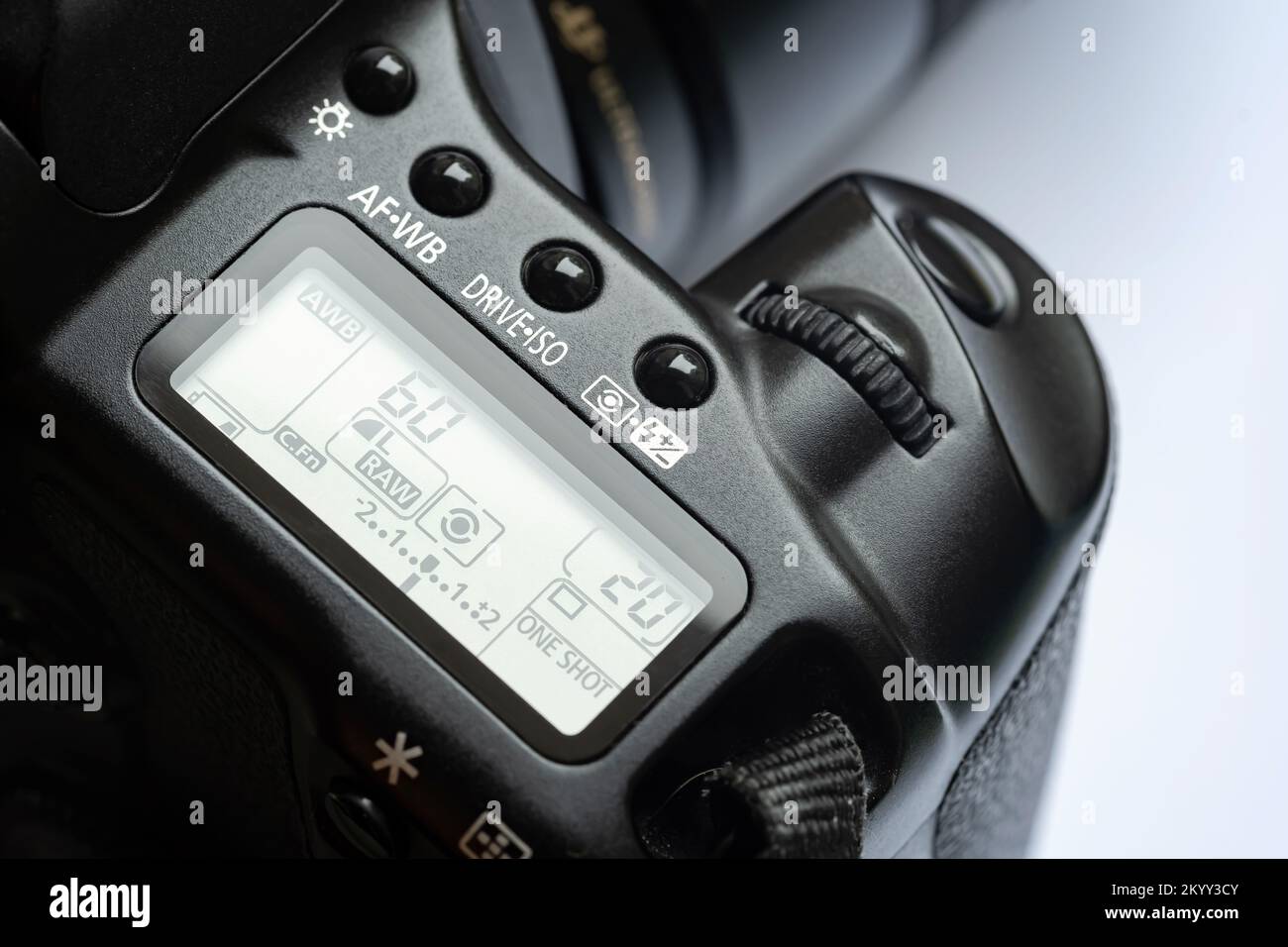 Canon photo camera DSLR settings display object detail, macro, extreme ...