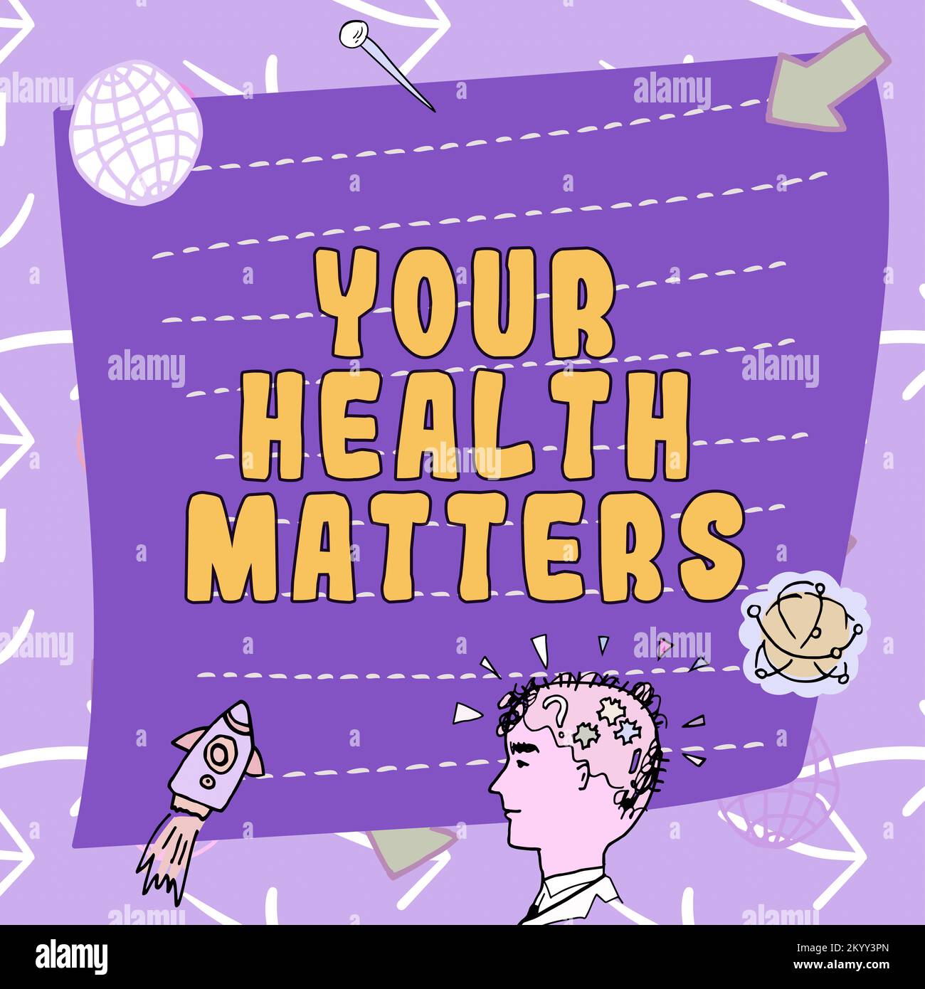 Hand writing sign Your Health Matters. Business idea good health is ...