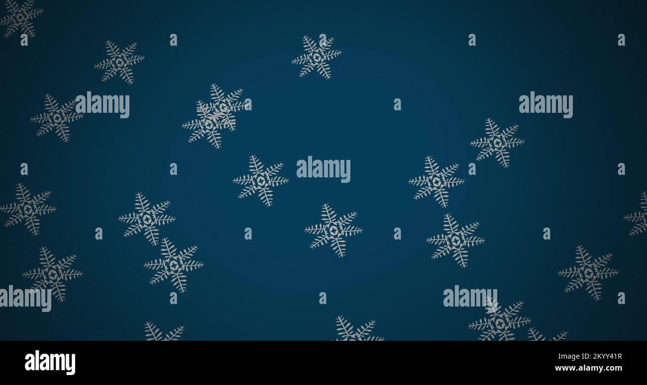 Animation snow falling over season hi-res stock photography and images ...
