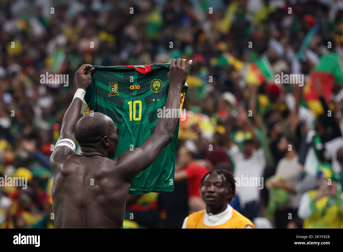 Lusail, Catar. 02nd Dec, 2022. ABOUBAKAR Vincent from Cameroon ...